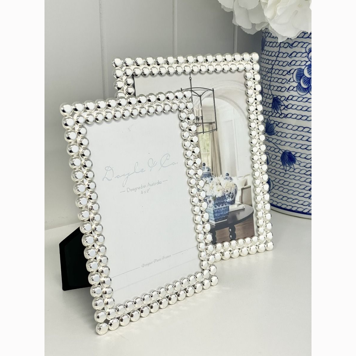S/Pltd Ball Frame 5x7 – Hollywood Interiors