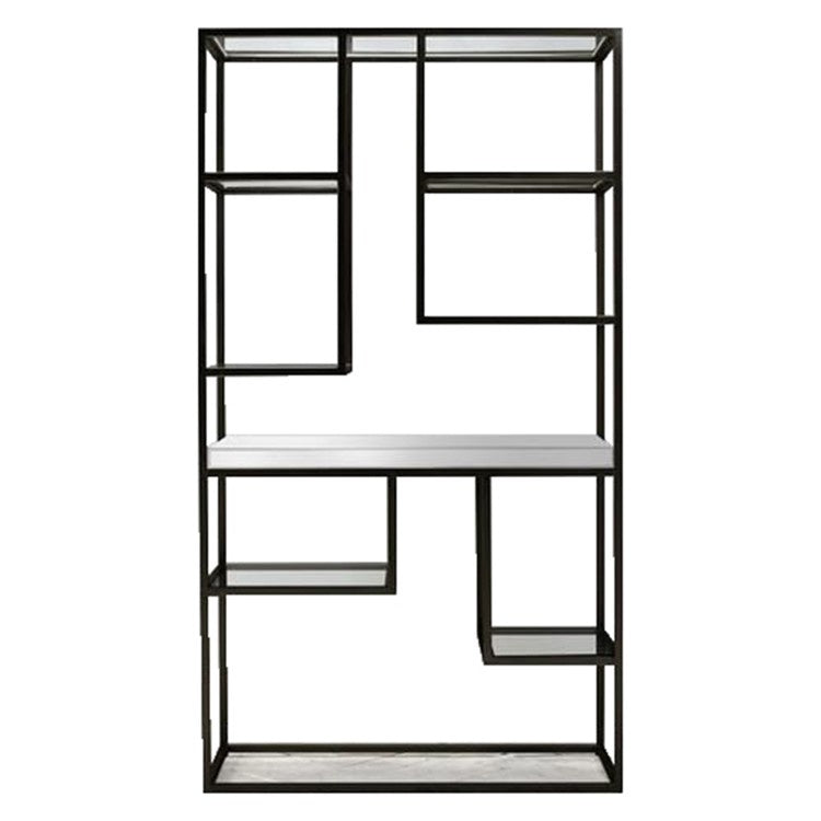Pippard Open Display Unit Black – Hollywood Interiors