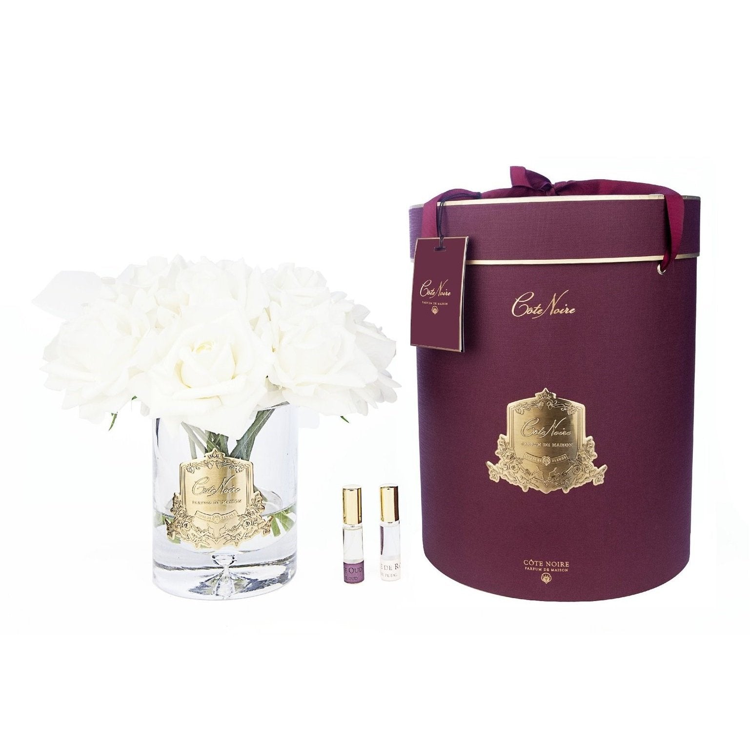 Twelve Rose Champagne/gold badge/red box – Hollywood Interiors