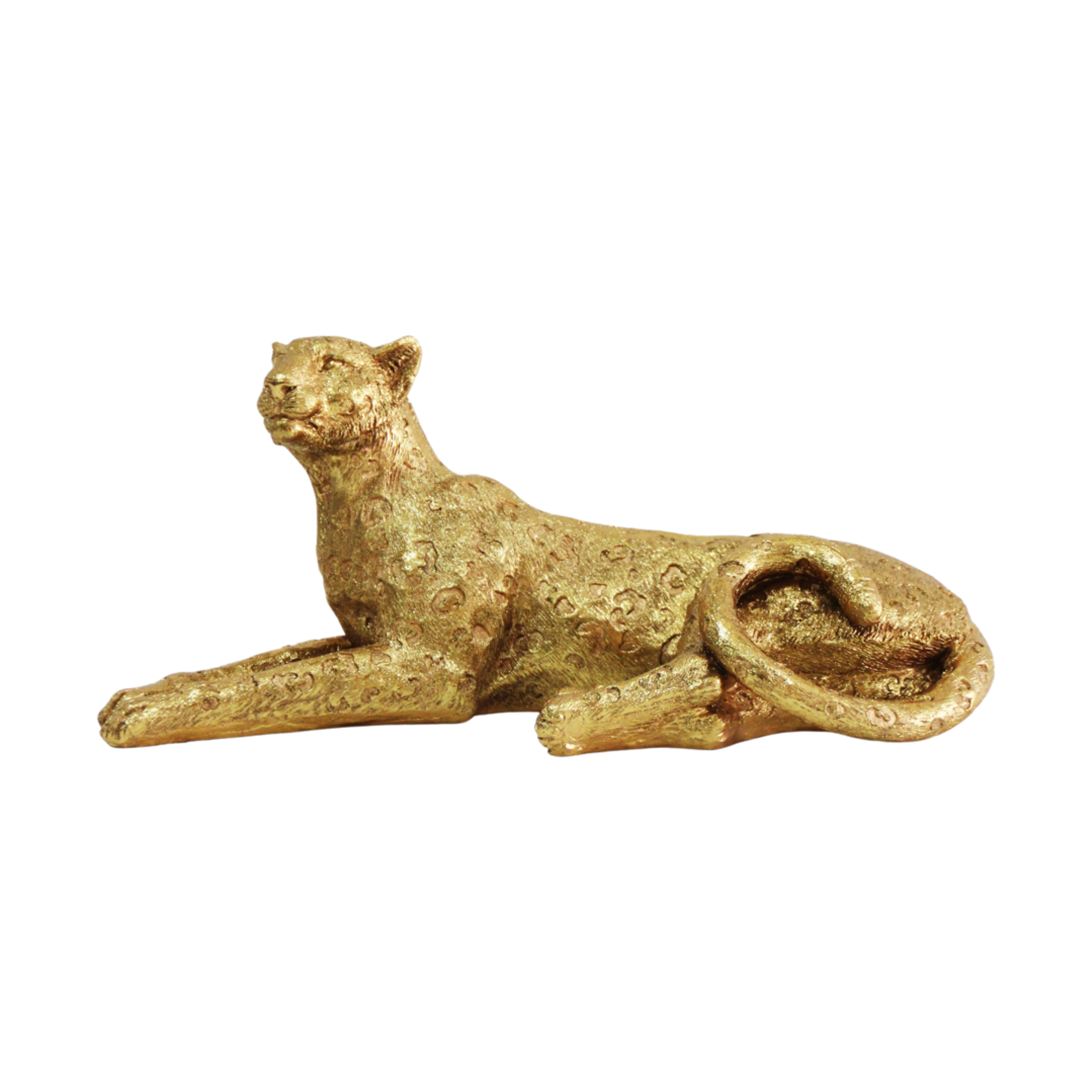 Gold Leopard Resting – Hollywood Interiors