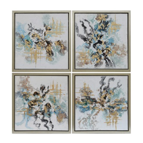 Riley 4pc Wall Art – Hollywood Interiors